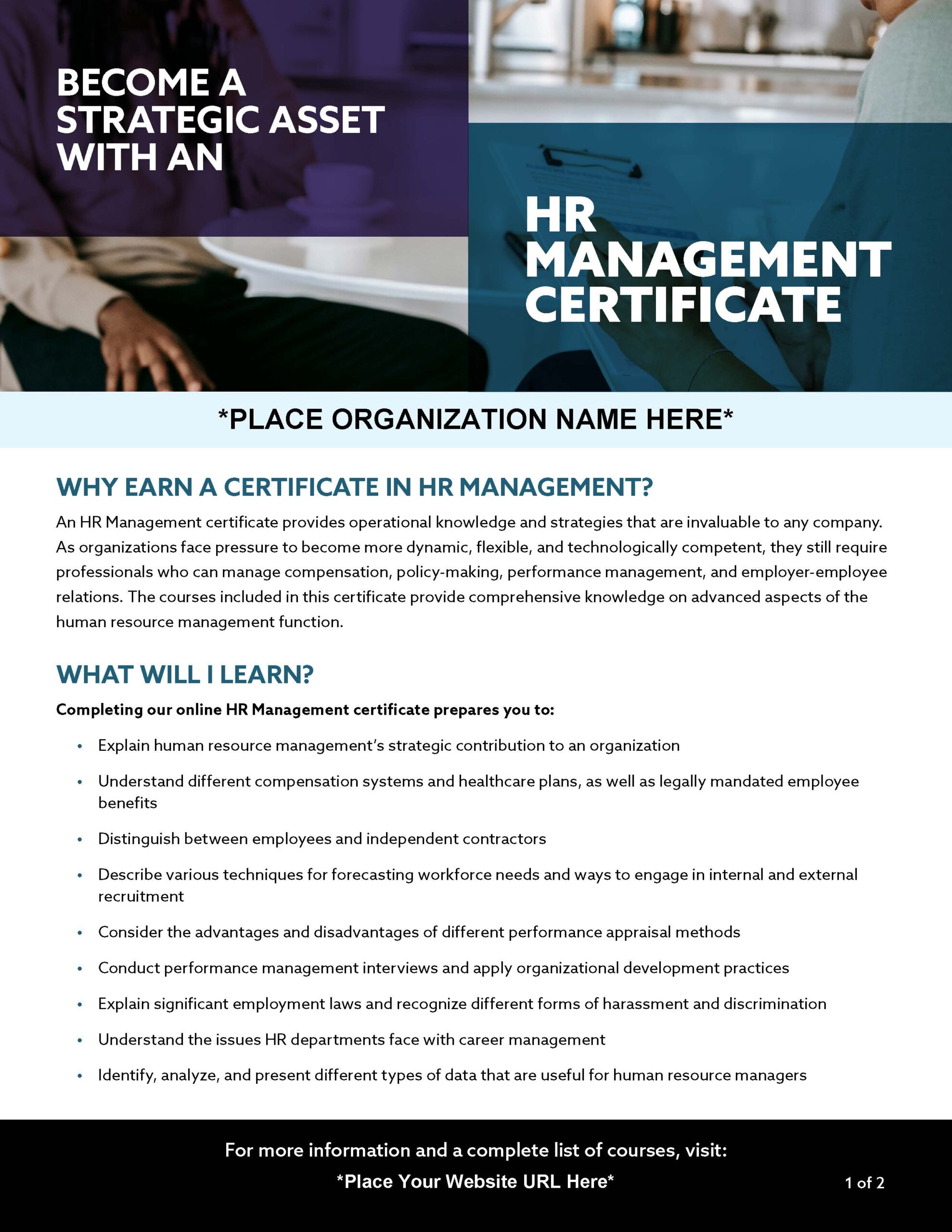 HR Management Category | Marketing Assets - MindEdge